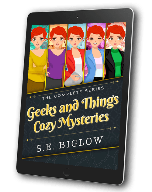 Geeks and Things Mysteries Complete Series E-Book Bundle – Sarah Biglow USA Today Bestselling Author